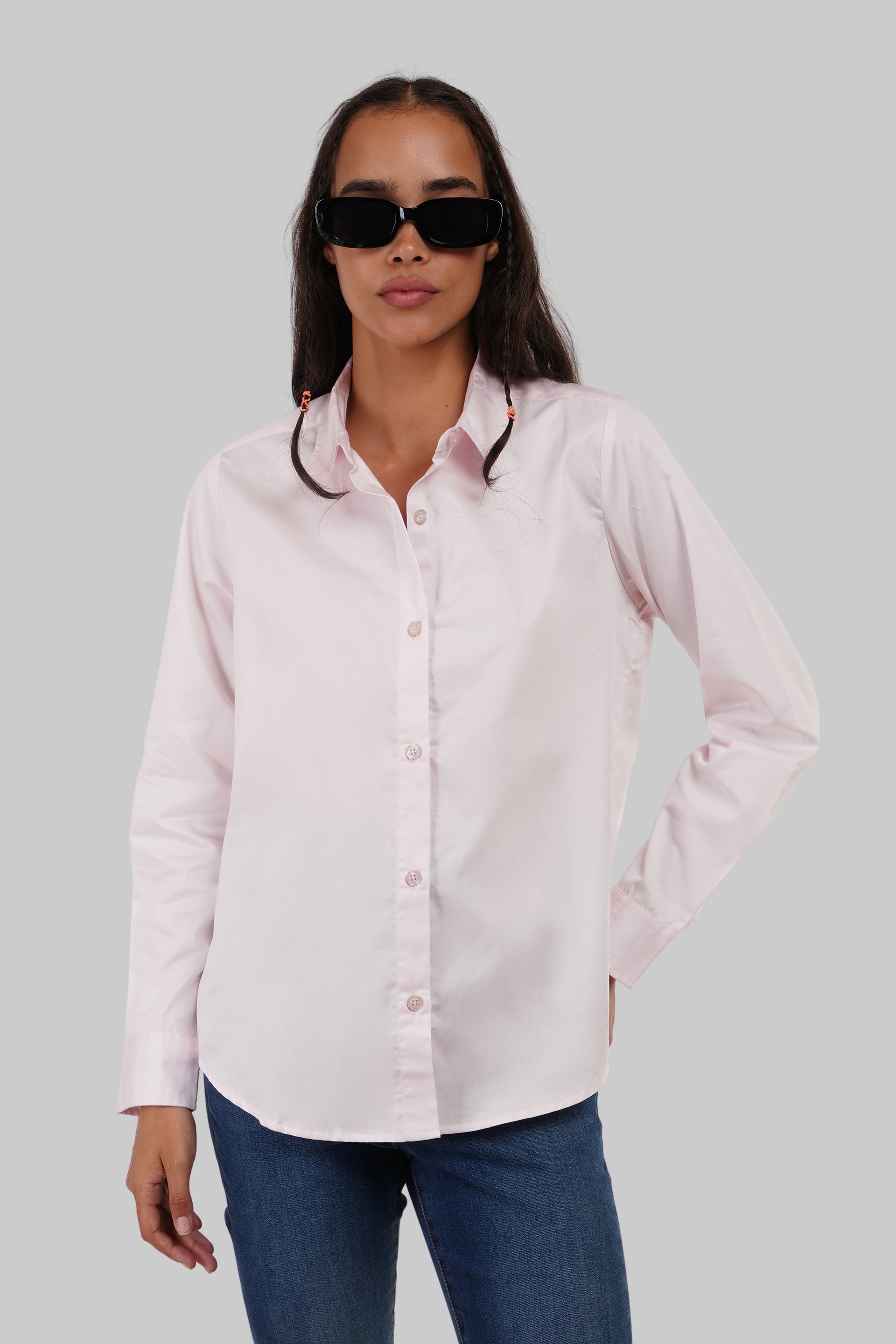 Shop Baby Pink Regular Fit Shirt